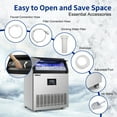 Commercial Ice Maker, Self Cleaning Automatic, 200lbs/24H Stainless ...