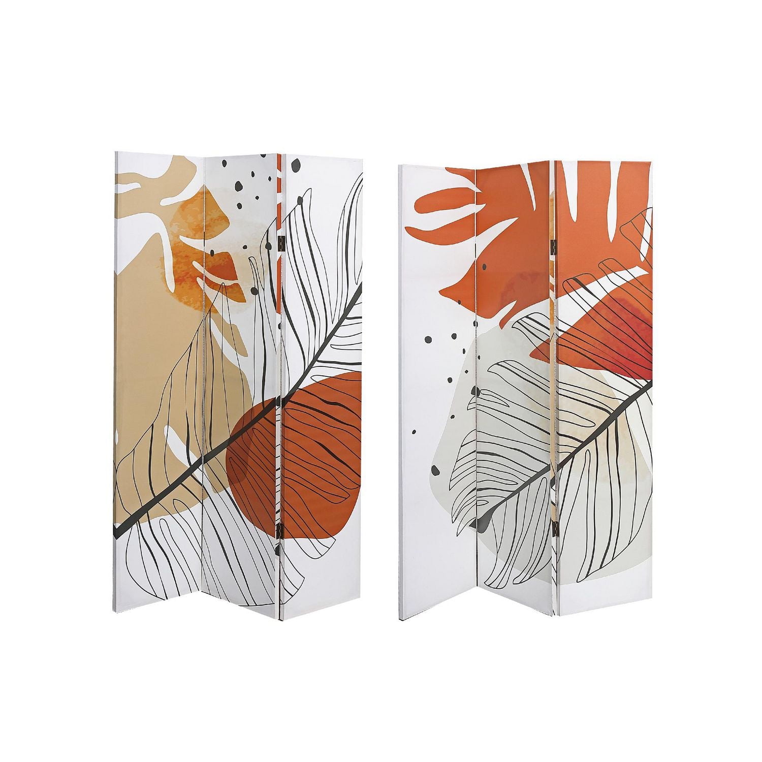 Click here for Ih Casadécor Double Sided Canvas Screen Heather prices