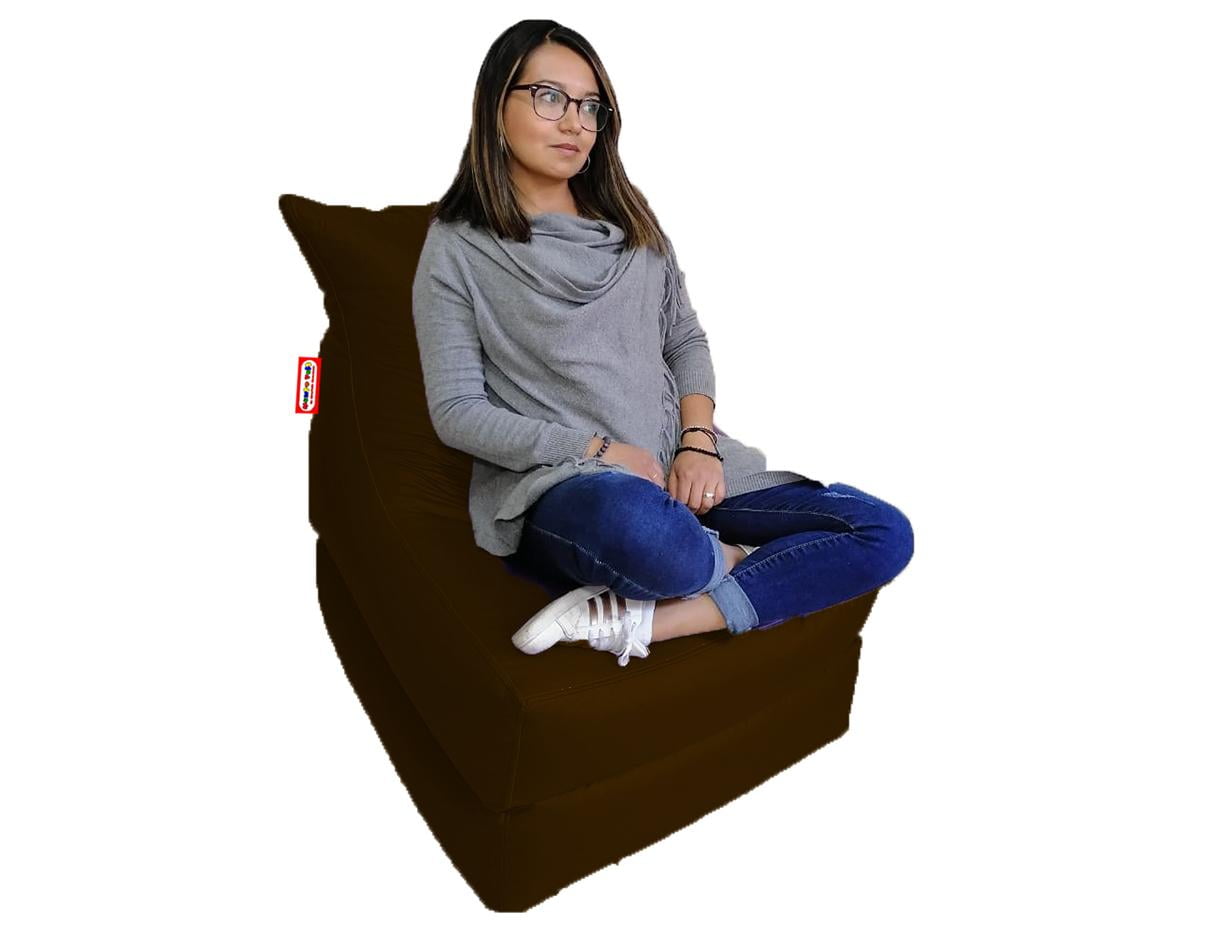 Sillón Puff Mundo Puff Sándwich 2 en 1 Sillon y Divan cafe Estandar ...