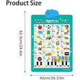 Talking Wall Chart for Kids – English & Spanish Learning Poster with ...