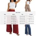 Aimik Women's High Waist Pleated Wide Leg Pants Casual Straight Leg ...