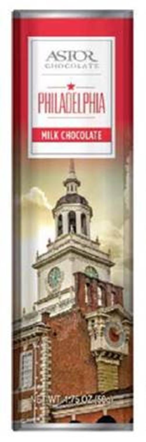 Philadelphia Chocolate Bars (Case of 24) Party Favors Milk Chocolate ...