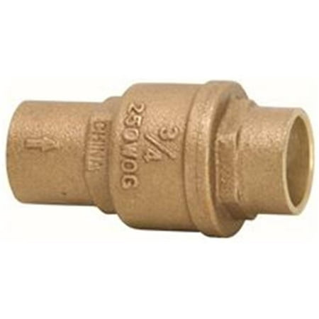 Hammond Valve 263112 Spring Loaded in Line Sweat Check Valve, Brass - 0 ...