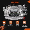 4 Barrel 1406 Carburetor for Edelbrock Performer Series 600 CFM ...