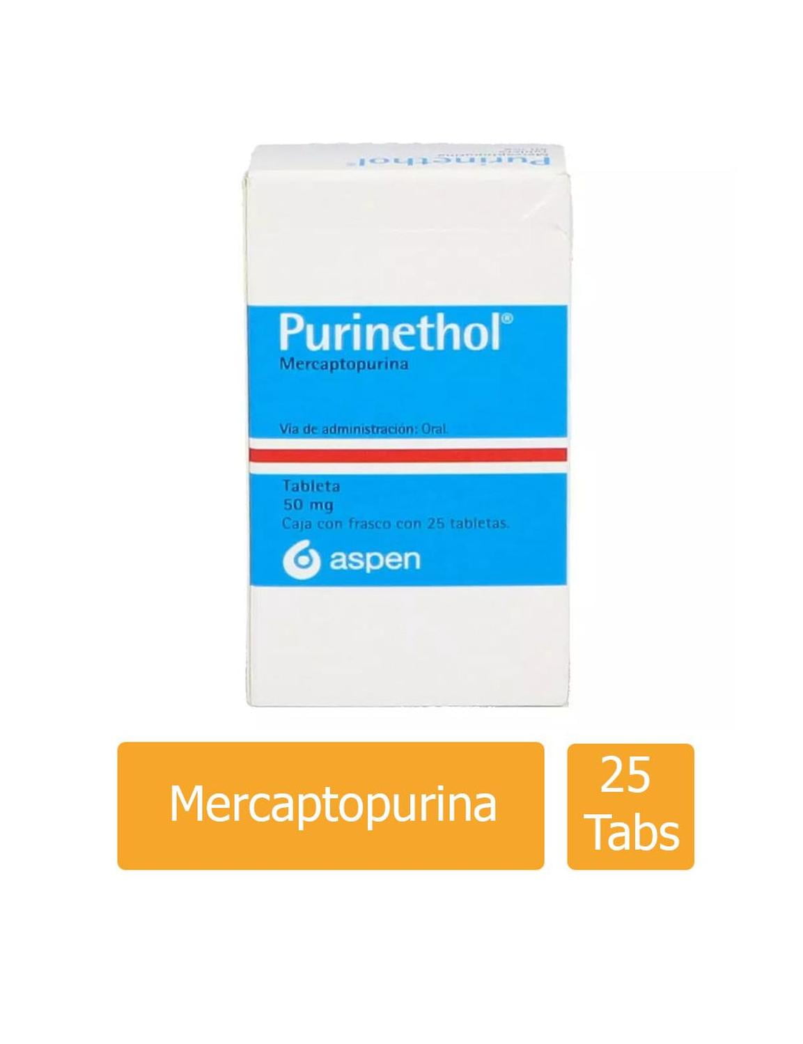 Purinethol 50 mg Con 25 Tabletas | Bodega Aurrera en línea