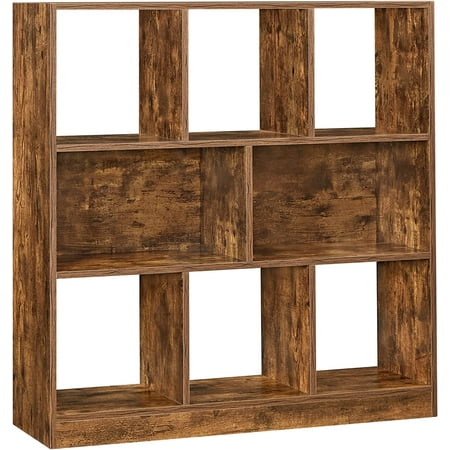 Sinda Bookcase, Bookshelf, Freestanding Storage Unit, 8 Open ...