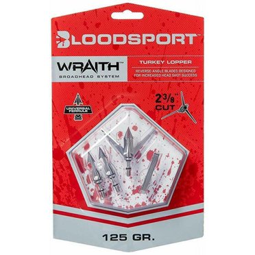 Solid Broadhead Turkey D-Cap Broadhead 3 Blade Standard 2pk - Walmart.com