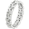 Sterling Silver Polished Intertwined Heart Ring - Walmart.com