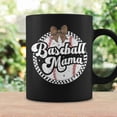 Baseball Mom Leopard Bow Checkered Mama Sports Game Day Coffee Mugs ...