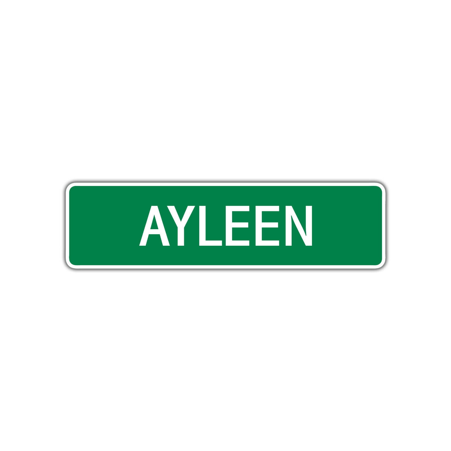 Ayleen Girls Children Name Letter Printed Label Indoor Outdoor Unique ...