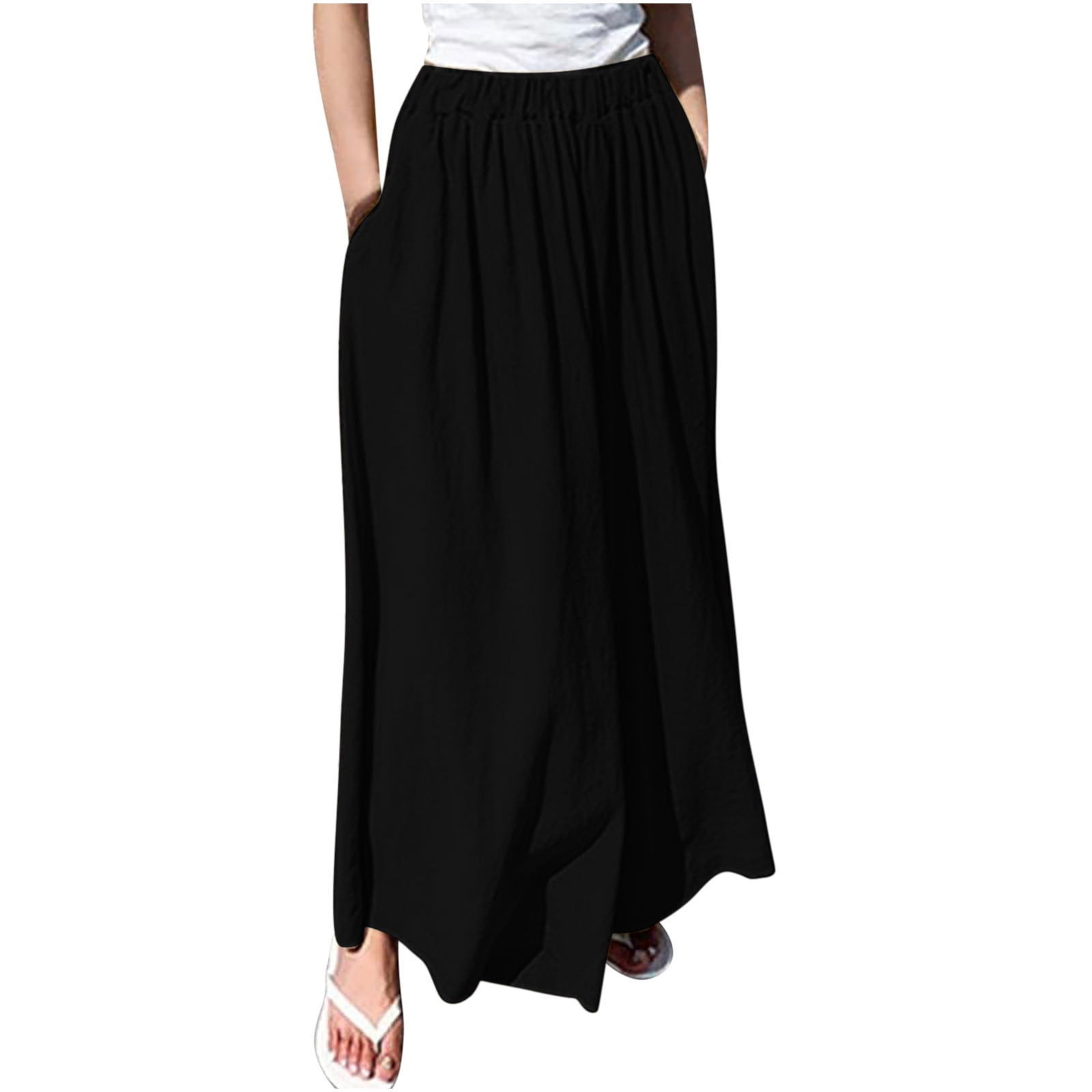 Click here for Yuyuzo Womens Casual Pants Cotton Linen Summer Ela... prices