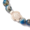 8mm Round Dyed Natural Jade Imitation K2 Stone Stretch Bracelets Summer ...