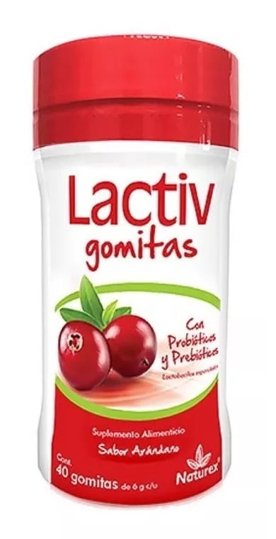 LACTIV NATUREX Probióticos y prebióticos GOMITAS 40 GOMITAS | Bodega ...