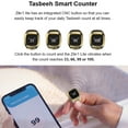 STAGA Digital LCD Prayer Electronic Smart Tally Counter Ring Time ...