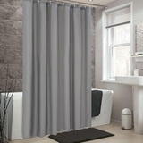 Gray Extra Long Waterproof Shower Curtain Liner 71x79 Inches - Walmart.com