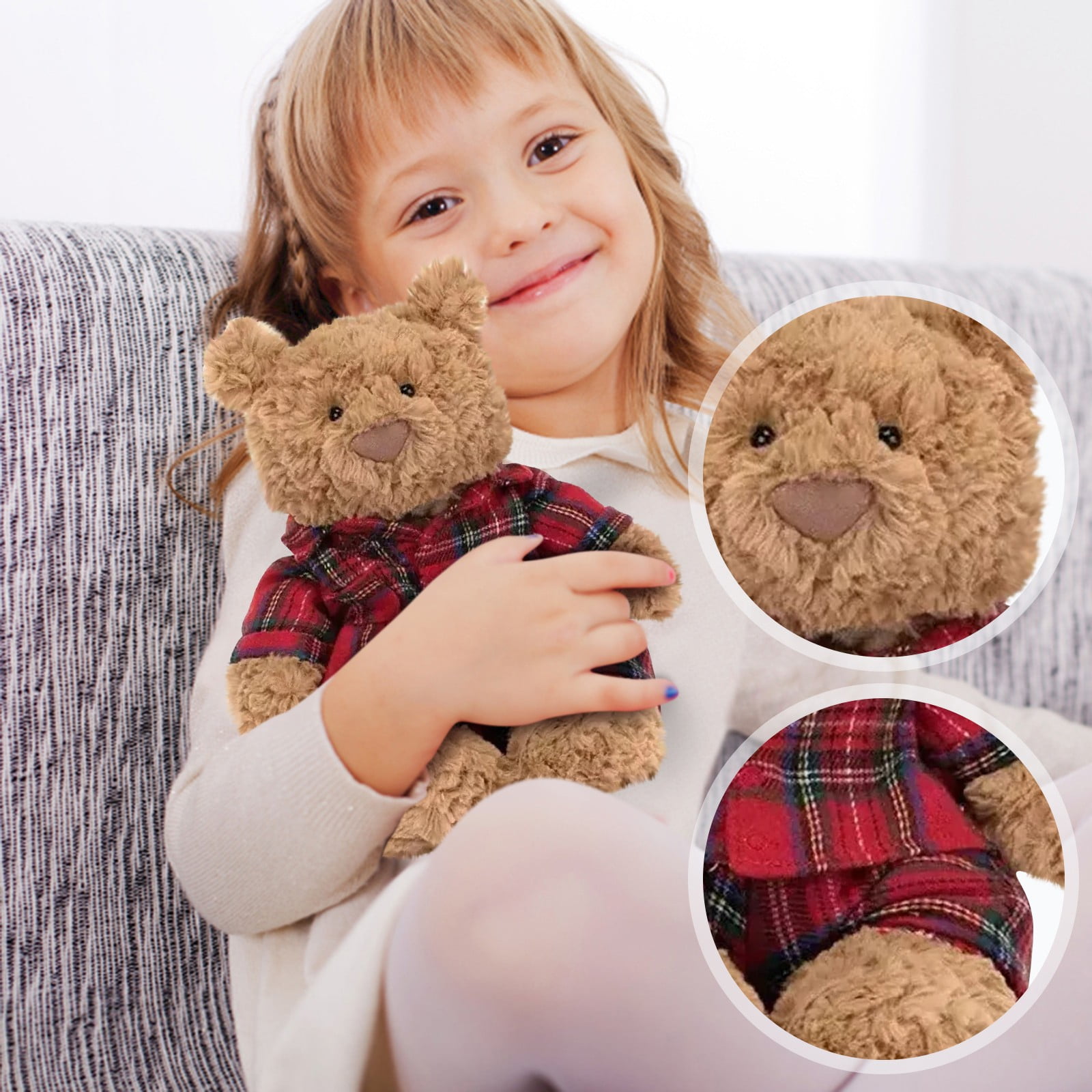 Jellycat Amuseables ,Teddy Jellycat Bears Stuffed Animal Toy, 8 inches Jellycat Bears Plush ...