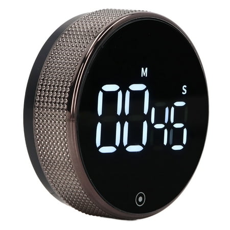Digital Kitchen Timer, Rotating Silent Countdown Countup Timer Suction ...