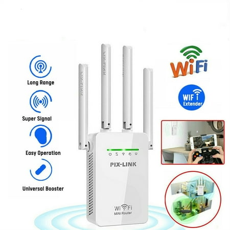 HANBIN 1200 Mbps Wifi Range Extender Repeater Dual Frequency Technology ...