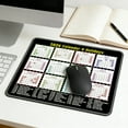 2026 Year-Long Calendar Mouse Pad, Smooth Surface and Anti-slip ...