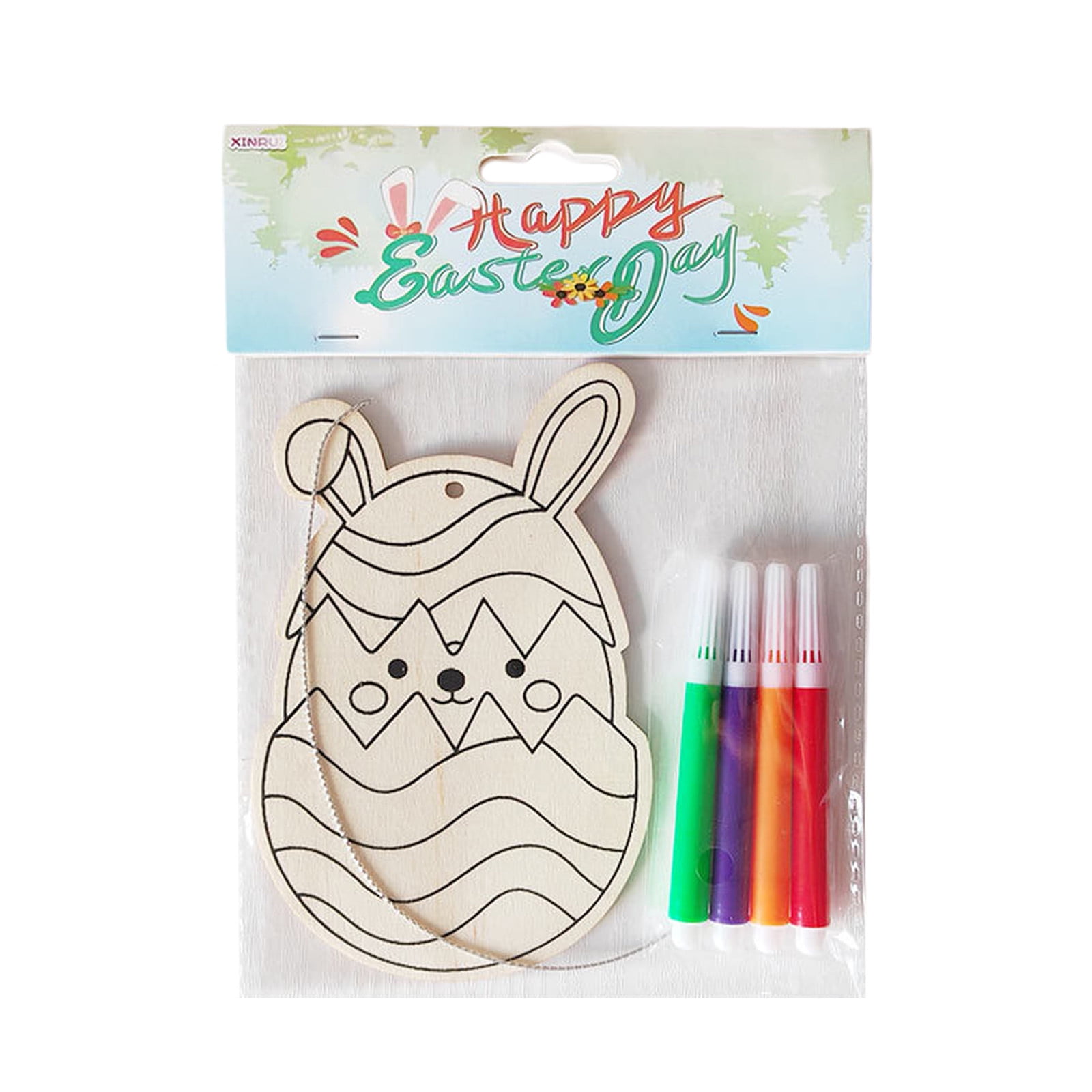 Click here for Jiangai Easter Diy Wooden Drawing Board Kids Paint... prices