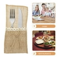 10 Pcs Wedding Decor Table Cloth Storage Bag for Cutlery Table ...