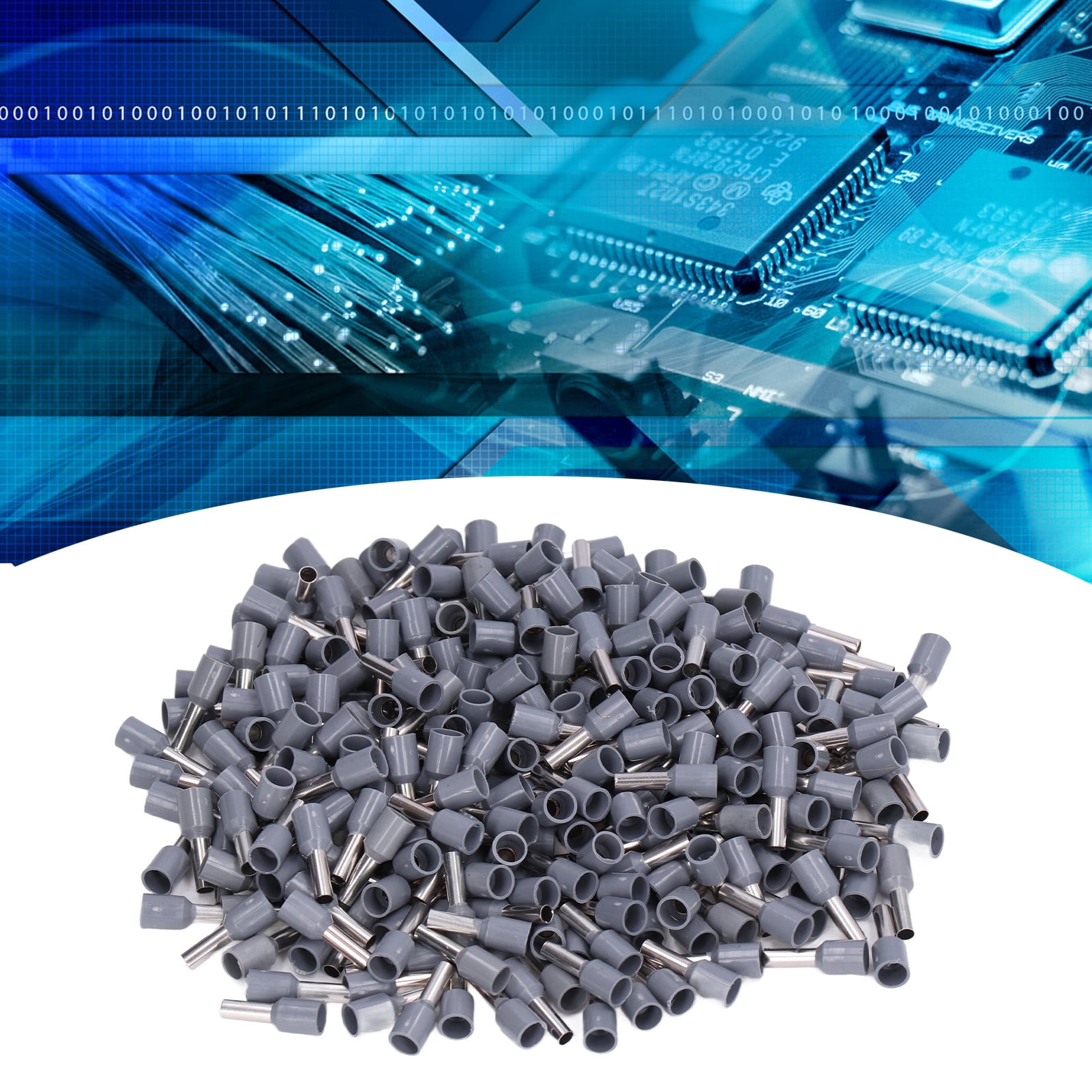 1000 Pieces Insulated Ferrules Cable Lugs Set 12 AWG Cable Ends ...