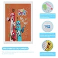 Number Cartoon Show Block Diamond Art Kits for Adults Kids,DIY 5D Round ...