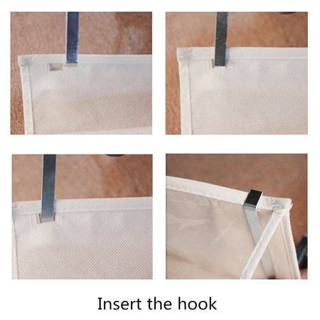 26 Grids Over The Door Shoe Organizer Foldable Wardrobe Hanging Shoes ...