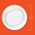 Hefty Deluxe Extra Strong & Deep Foam Plates, Round, White, 10.25 Inch ...