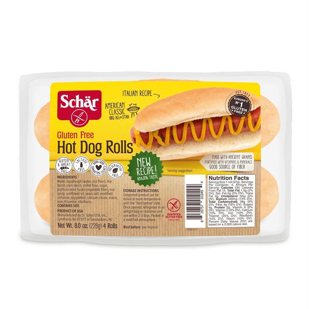Schar Hot Dog Rolls, 8 Oz (Pack of 6) | Walmart Canada