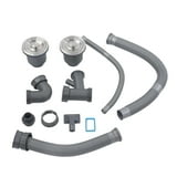 Universal Drain Kit, Kitchen Sink Sewer Drain Pipe Tube Multiple ...