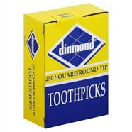 Diamond Bulk Regular Round Toothpicks, 250 Ct - Walmart.com