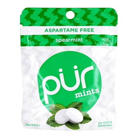 PUR Gum - Sugar Free Mints Spearmint - 20 Mint(s) | Walmart Canada
