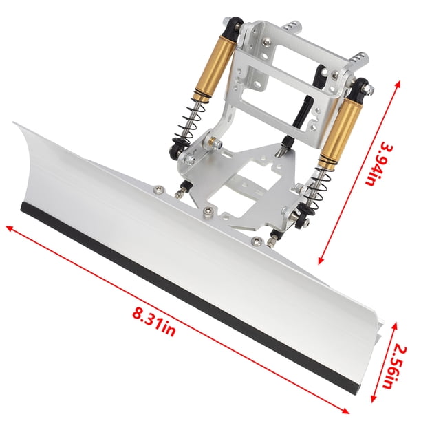 RC Car Snow Plow Reliable Sturdy Exquisite Metal Vehicle Replace Part ...