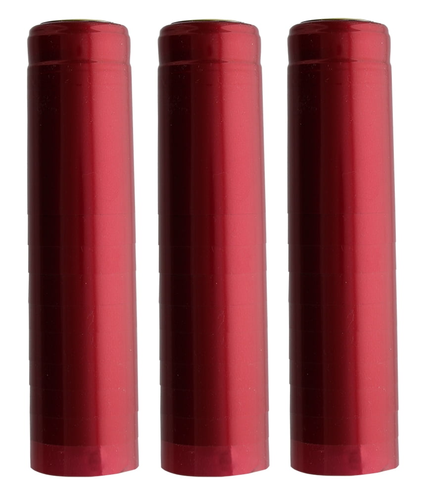 1 X Metallic Ruby Red PVC Shrink Capsules-30 Per Bag - Walmart.com