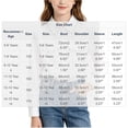 ATOGUTA Button Down Shirts Girls Long Sleeve Dress Shirt Classic Point ...