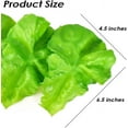HUIANER 6Pcs Artificial Vegetable Lettuce Leaf Simulation Lettuce ...