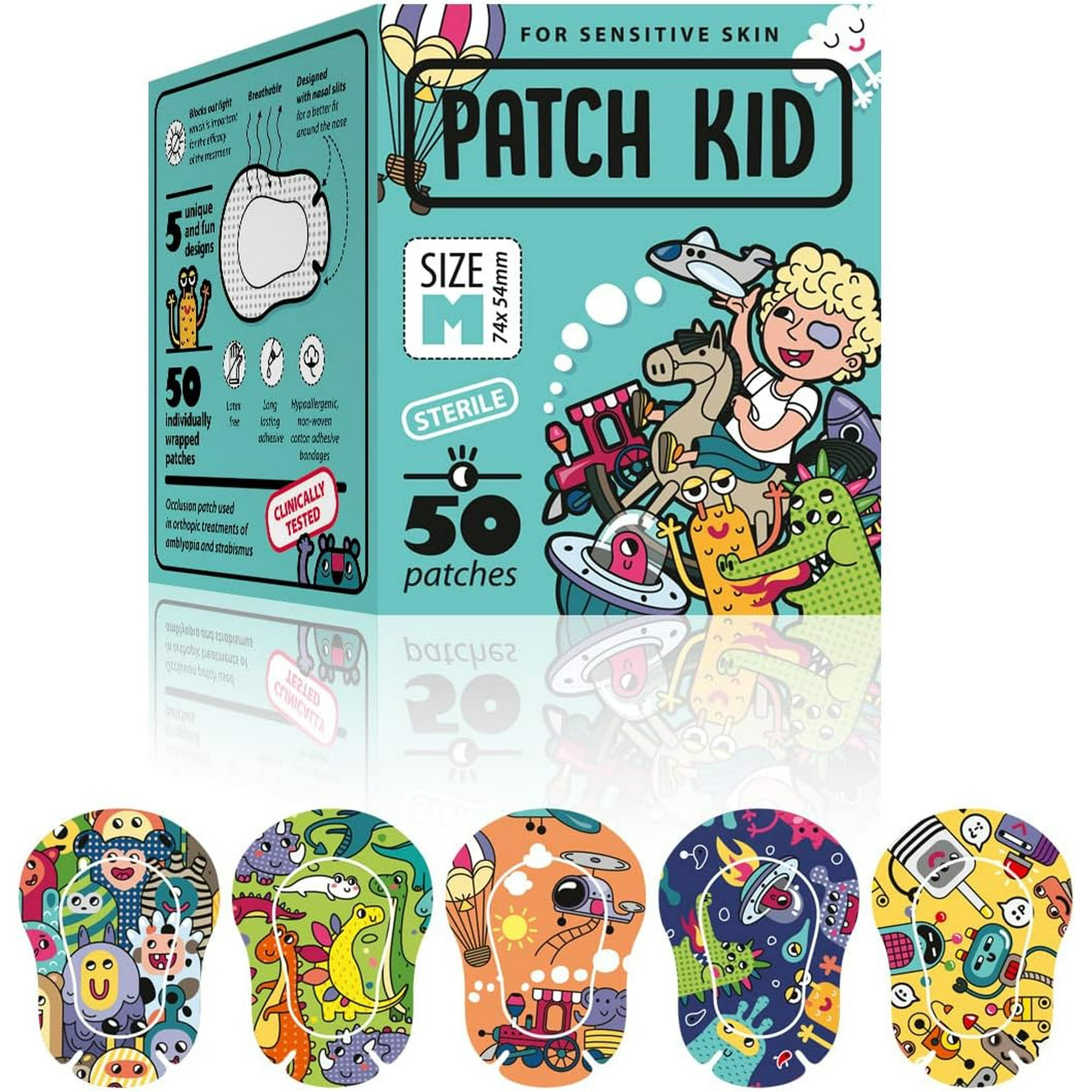 Click here for Patch Kid Blue Box Medium 50 Eye Patches Medium 74... prices