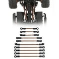 10Pcs Remote Control Car Link Rod Linkage with Plastic Rod End for 1/10 ...
