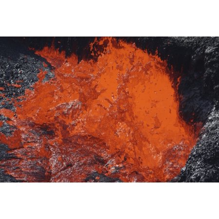 February 8, 2008 - Lava bubble bursting at edge of active lava lake ...