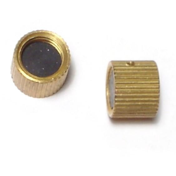 5/16"-24 x 3/8" Brass Fine Thread Bleeder Caps - Walmart.com