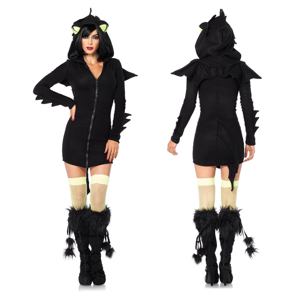 Womens Cozy Dragon Halloween Costume - Walmart.com