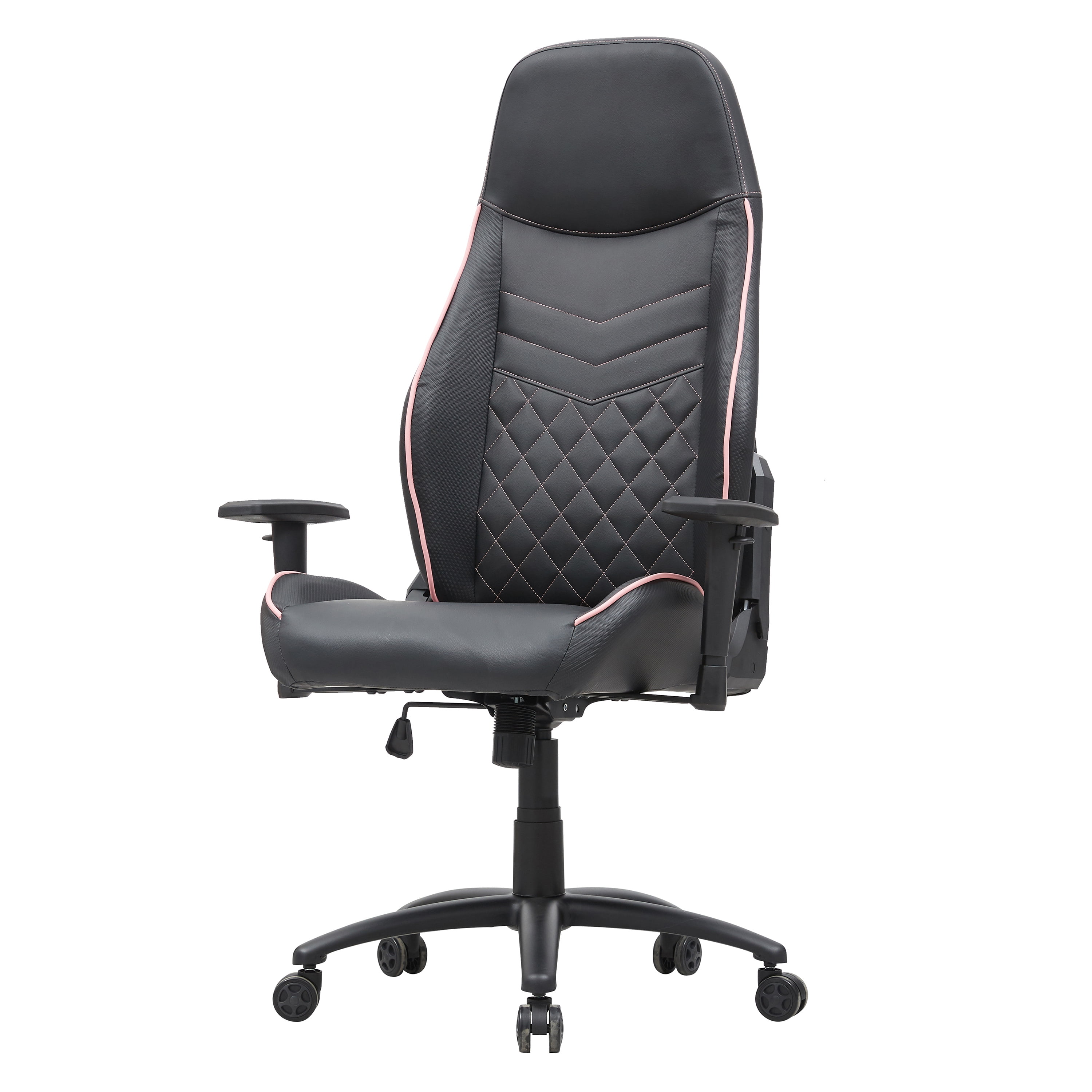 Gra Faux Leather Gaming Office Desk Chair, Black and Pink - Walmart.com