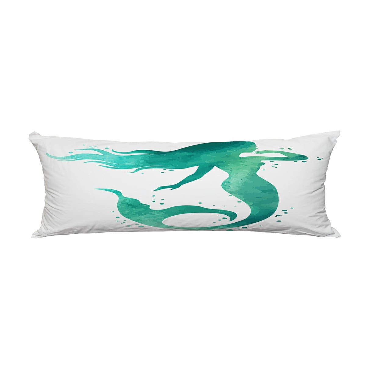 ABPHQTO Hand Painted Mermaid Silhouette Body Pillow Covers Pillow Case ...