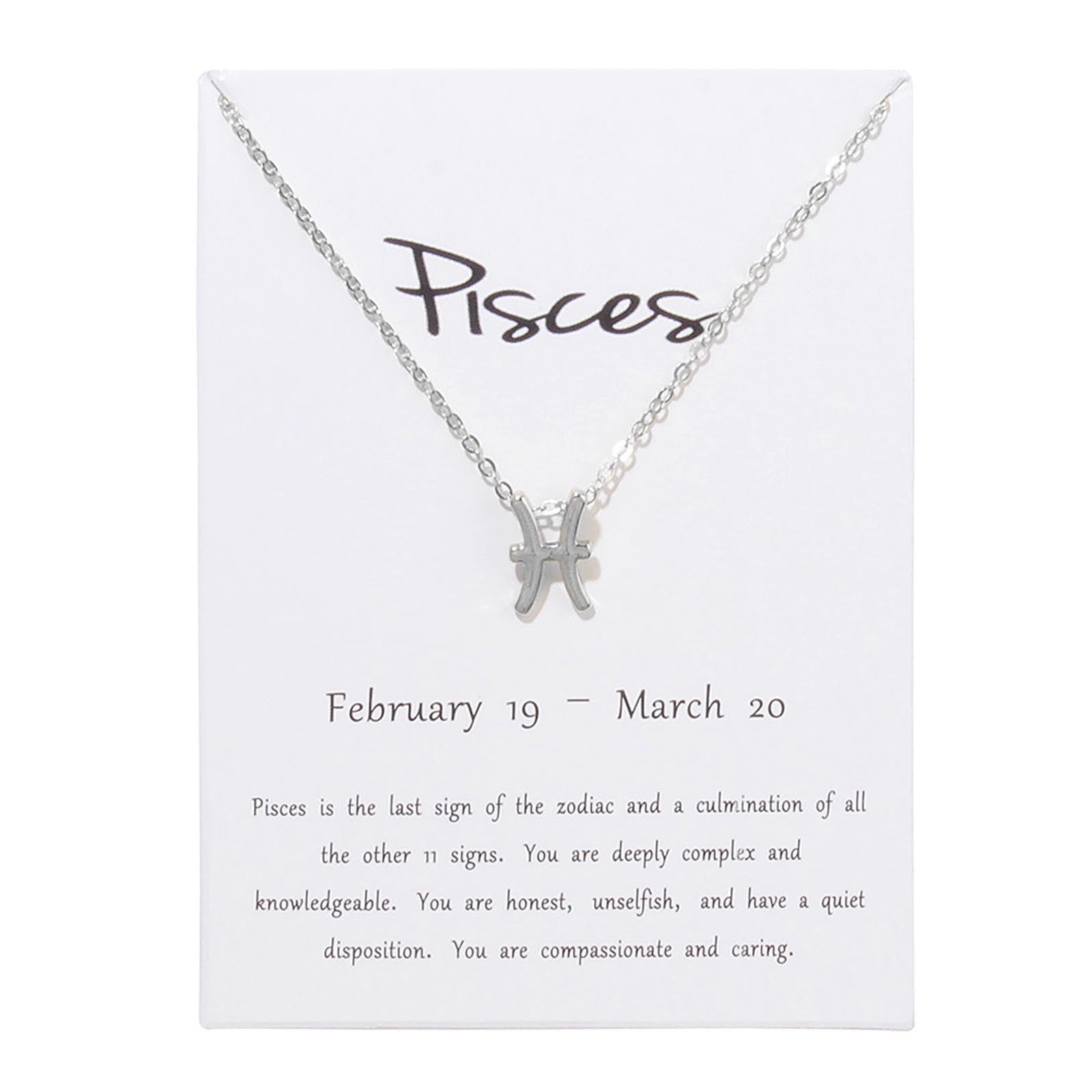 Click here for Wreesh Twelve Constellation Lady Necklace Christma... prices