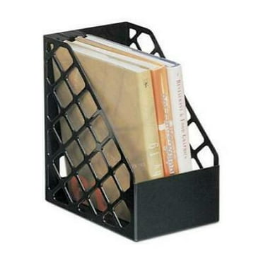 Universal Recycled Plastic Magazine File, 3 x 10 x 11.88, Black ...