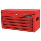 Westward Light Duty Tool Box Case, Powder Coated Red Top Chest 48RJ70 ...