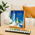 2026 Edition Desk Calendar 12 Month Handmade Standing Flip Calendar ...