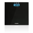 COBY Digital Bathroom Scale with Color Changing LCD Display and BMI ...
