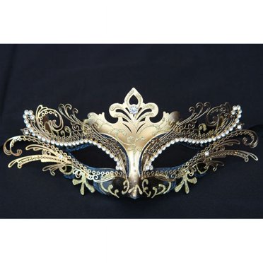 His and Her Phantom of the Opera GOLD Masquerade Masks Set - Walmart.com